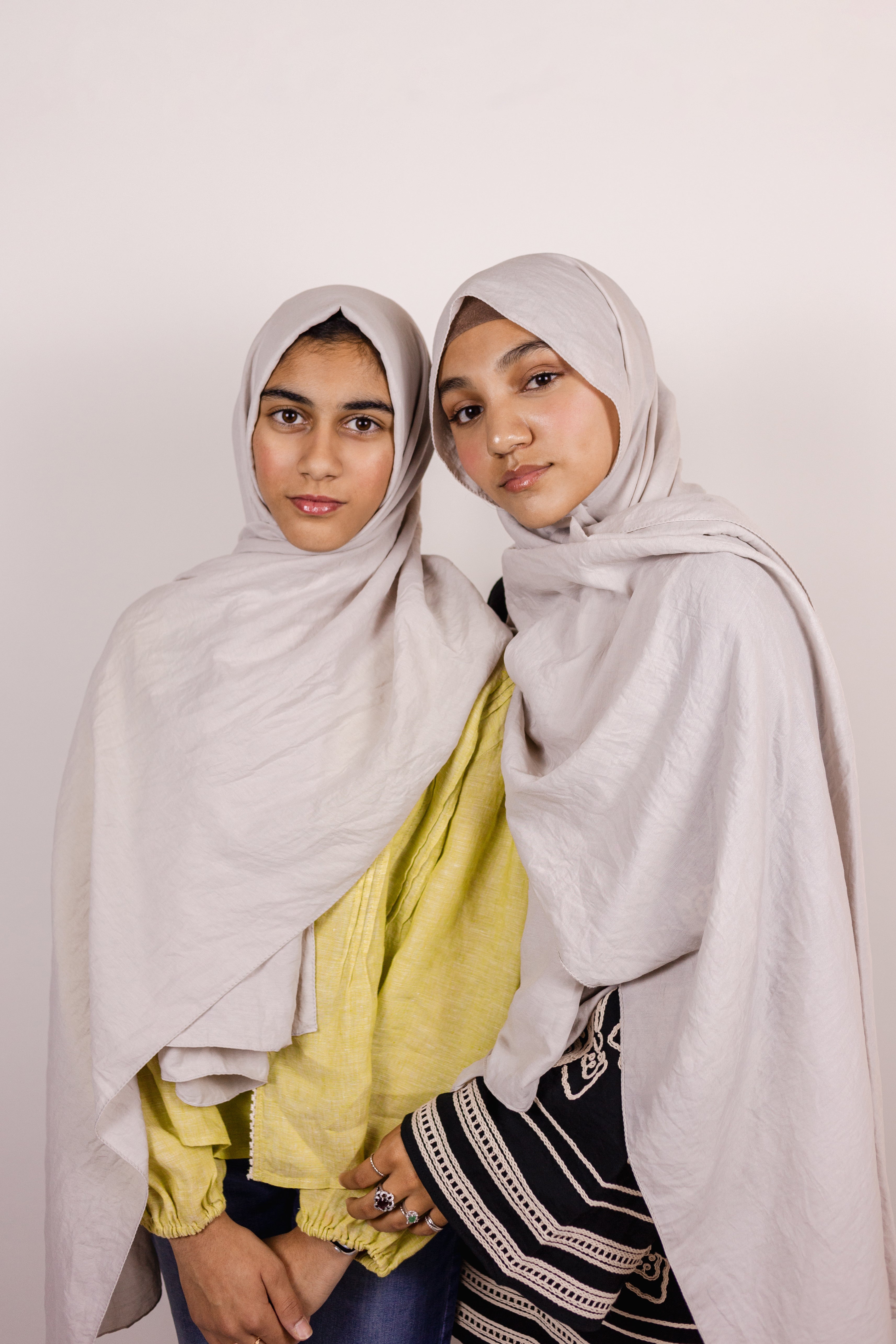 Batool - Stone color hijab – Charmeuse Designs